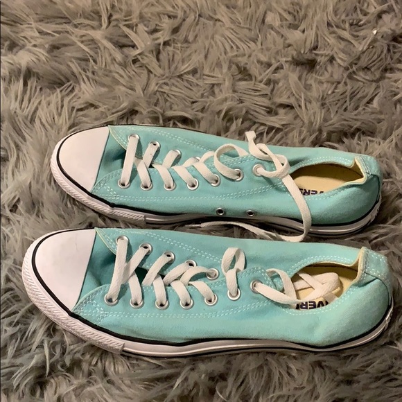 Converse | Shoes | Limited Edition Converse Cyan Blue | Poshmark